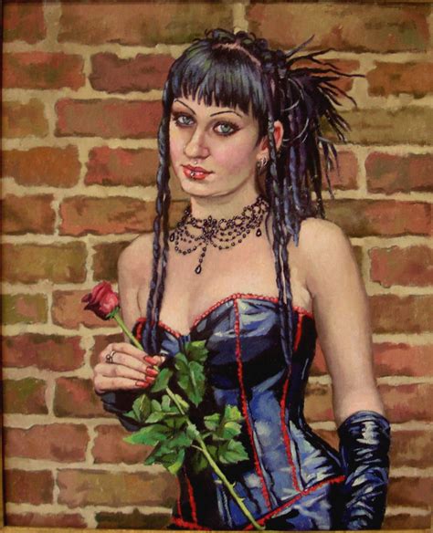 Gothic Girloil On Linen By Xxaihxx On Deviantart