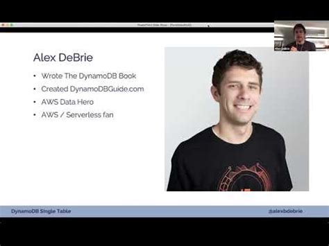 Single Table Design With DynamoDB Alex DeBrie AWS Data Hero