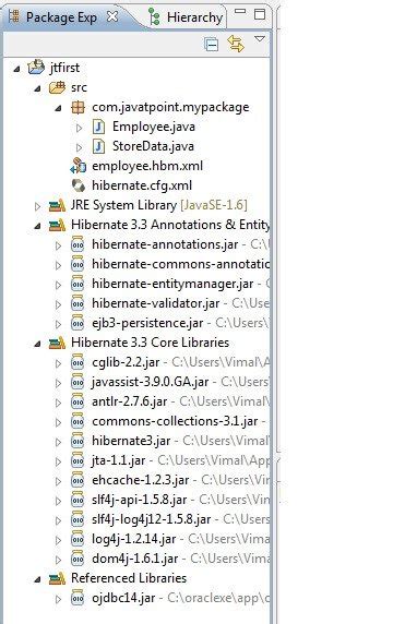 example to create hibernate application in myeclipse ide tutorial online tutorials library
