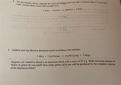 solved 1 for the reaction shown calculate how many moles