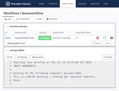 running workflows parallel works