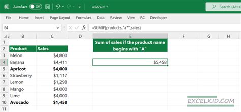 Excel Wildcard Quick Guide And Examples ExcelKid