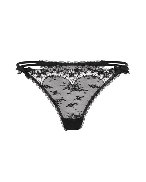 Floria Thong In Black All Lingerie