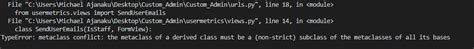Python Typeerror Metaclass Conflict Stack Overflow