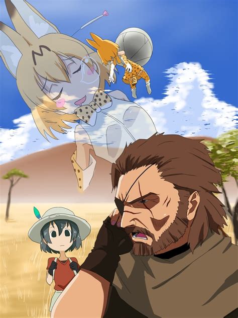 Serval Kaban And Venom Snake Kemono Friends And 3 More Drawn By