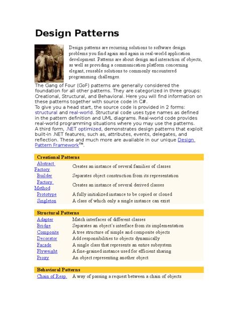 gof design patterns download free pdf class computer programming method computer