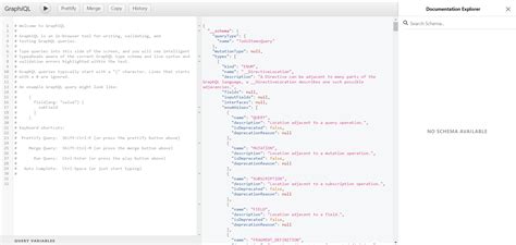 core graphql graphql schema not available and displaying introspection query instead