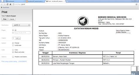 aplikasi rekam medis apotek php mysql bootstrap