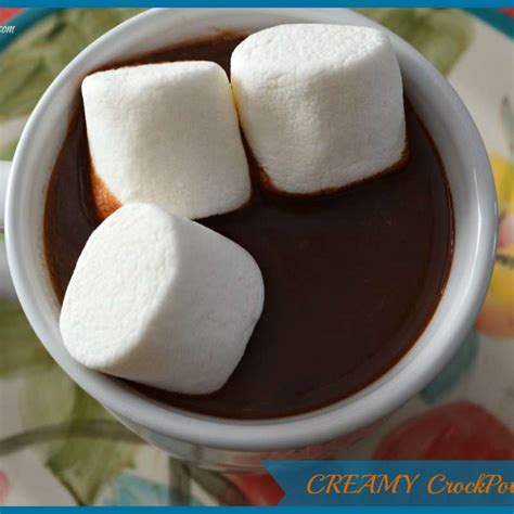 Creamy Crock Pot Hot Cocoa