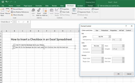 How To Insert A Checkbox In Excel CitizenSide