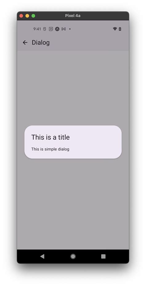 dialog title react native paper