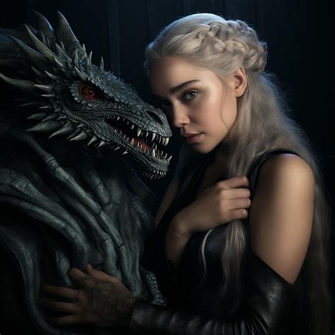 Premium Ai Image Daenerys Targaryen Is A Dragon With Emilia Clarke Ai Generated Art