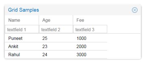 Javascript Add A Component Below Header In Extjs Grid Stack Overflow