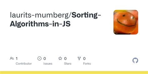 github laurits mumberg sorting algorithms in js