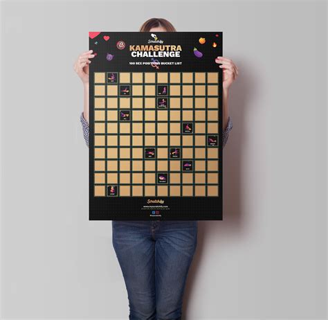 kamasutra challenge 100 sex positions bucket list scratch off poster sex poses couples