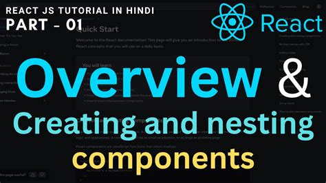 React JS Tutorial For Beginners In Hindi Overview And Creating And
