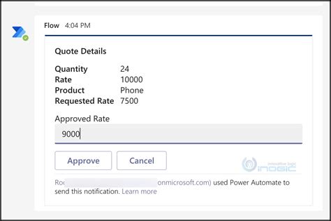 Actionable Messages In Microsoft Teams With Adaptive Cards Using Power