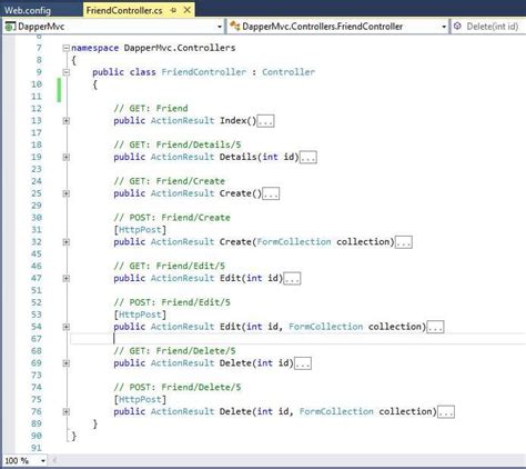 ASP NET MVC CRUD With Dapper Micro ORM