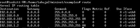 Routing Mininet Miniedit Can T Get The Host Machines Connected Via