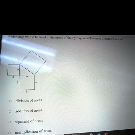 SOLVED Which Step Would Be Used In The Proof Of The Pythagorean