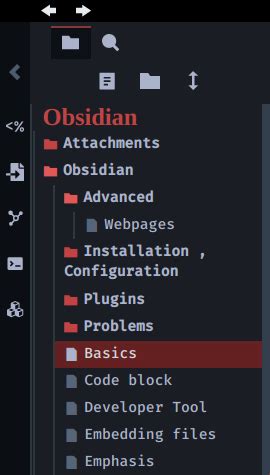 How To Insert Folder Icons In The Navigation Bar Help Obsidian Forum