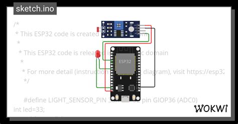 Photoresistor Wokwi ESP32 STM32 Arduino Simulator