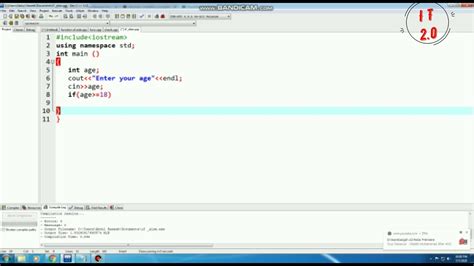 how to apply if else condition in c language if else condition it 2 0 new video youtube
