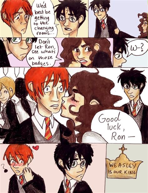 Ootp Comic Good Luck Ron By Kiwikewte On Deviantart Harry Potter Comics Harry Potter Quotes