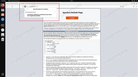 apache web server and ssl authentication linux tutorials learn linux configuration
