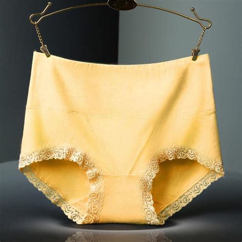Buy Womens Sexy Lace Panties High Waist Seamless Cotton Underwear Briefs Knickers Underpants At