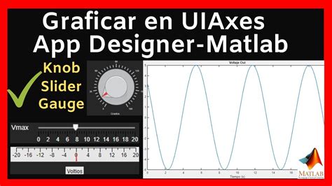 graficar en app designer matlab uiaxes how to plot app designer diseño de guide 2 youtube
