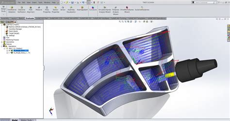 Mecanizado simultáneo de 5 ejes probado y potente de SolidCAM SolidCAM