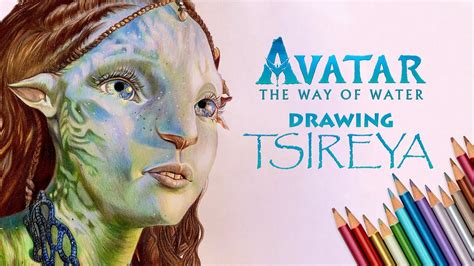 Drawing Tsireya From James Cameron S Avatar The Way Of Water In