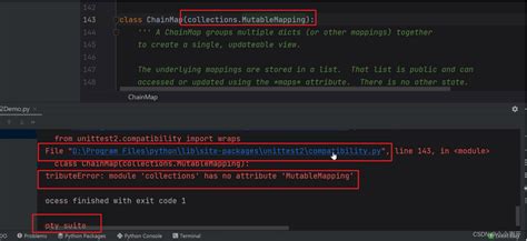 attributeerror module ‘collections‘ has no attribute ‘mutablemapping‘ attributeerror module