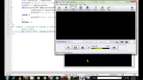 c program to convert uppercase character to lowercase character youtube