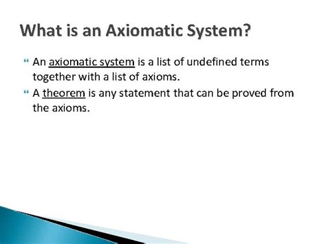 section 2 2 axiomatic systems math 333 euclidean