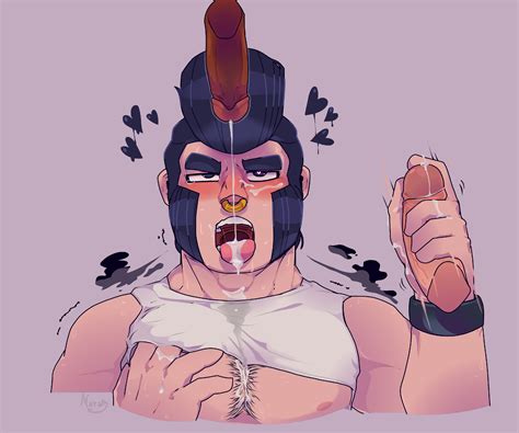 Rule 34 Balls Bara Black Hair Blush Boner Brawl Stars Bull Brawl Stars Colt Brawl Stars