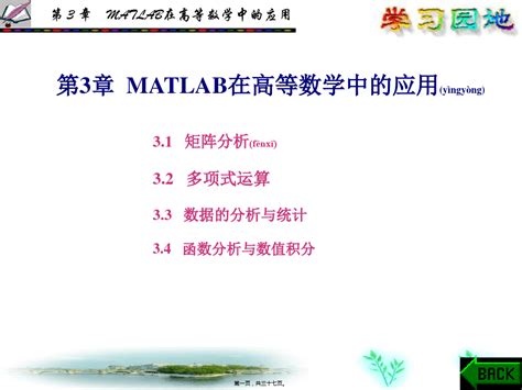 第3章matlab在高等数学中的应用 word文档在线阅读与下载 无忧文档