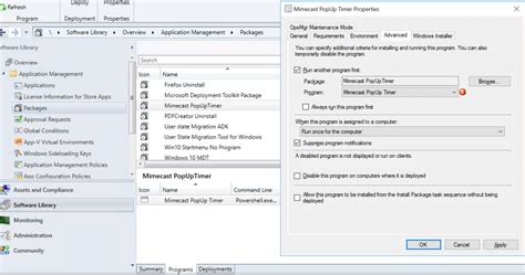 infrastructure system center configuration manager “deploying applications with the