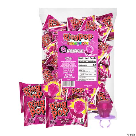 Purple Ring Pops® 30 Pc Oriental Trading