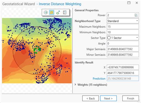 interpolate temperatures using the geostatistical wizard learn arcgis