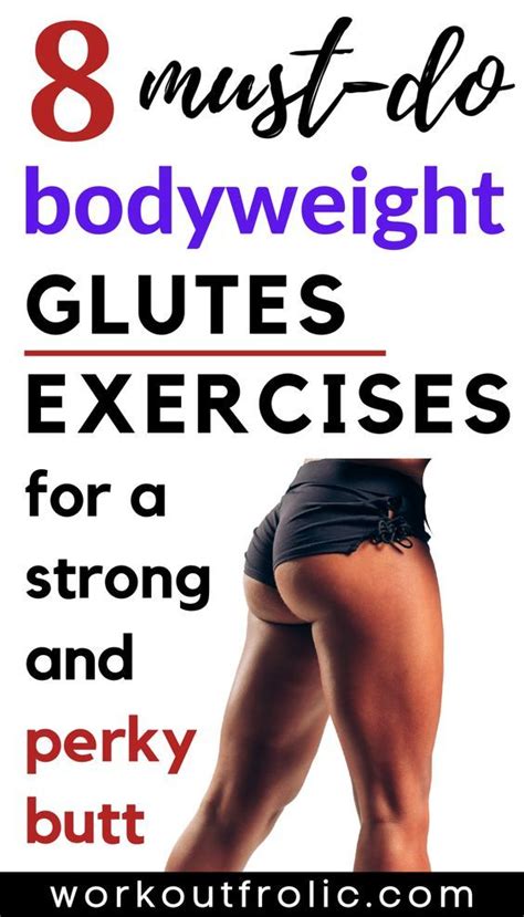 The 8 Best Bodyweight Glute Exercises To Start At Home Artofit