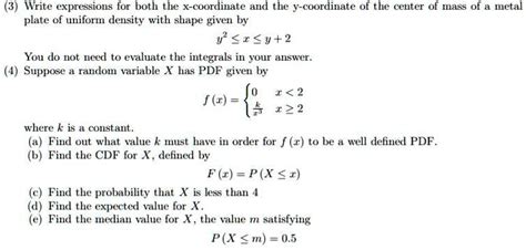 solved write expressions for both the x coordinate and the y coordinate of the center of mass