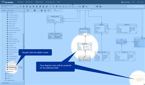 Tip 21 How To Quickly Find A Table In A Diagram Vertabelo Database