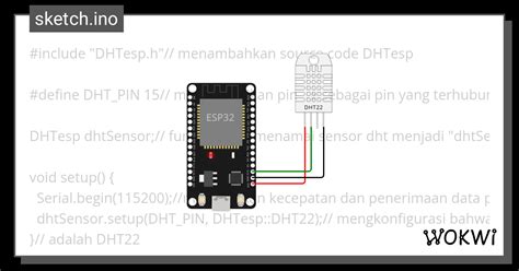 Dht Sensor Example Wokwi Esp32 Stm32 Arduino Simulator