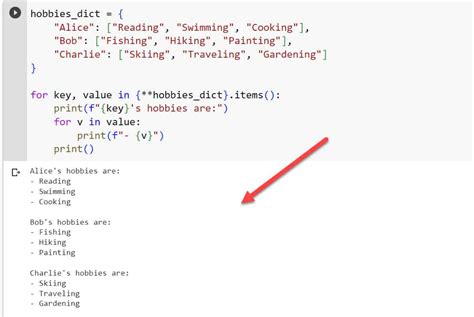 iterate through dictionary with multiple values in python python guides
