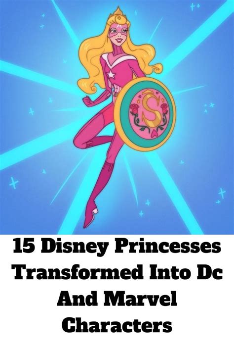 15 Disney Princesses Transformed Into Dc And Marvel Characters Artofit