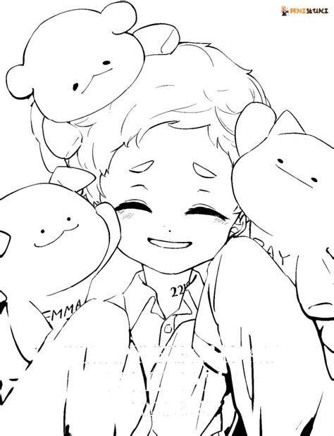 約束のネバーランドぬりえ AniYuki