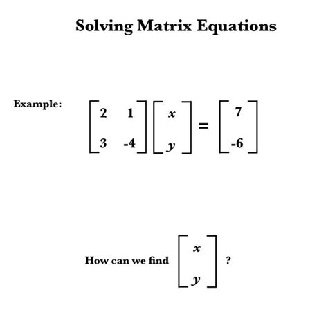 solving matrix equations tutorial sophia learning