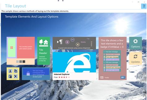 how to create winforms tile layouts in your desktop app componentone